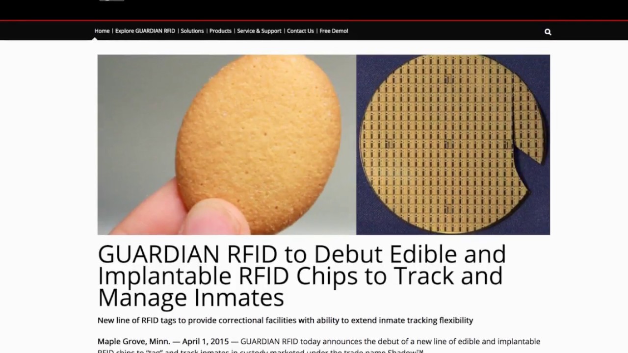 Edible RFID Antenna & Patents What if you ate the Mark of the Beast ...