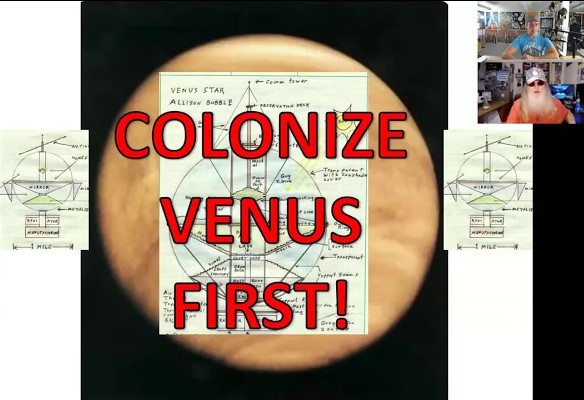 NASA Contractor, Blueprints, Colonizing Space & Atmosphere of Venus, w ...